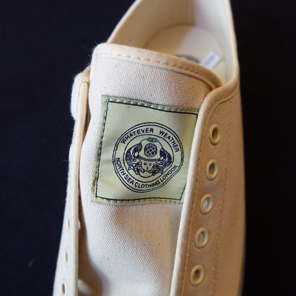 MARINE TYPE 2 DECK SHOE ECRU/LIGHT GREY - North Sea Clothing